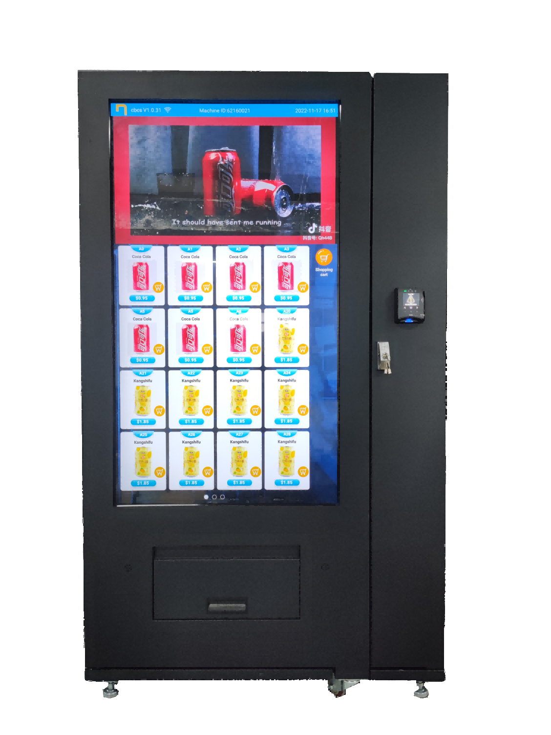 Outdoor Fully Touchscreen Smart Vending Machine